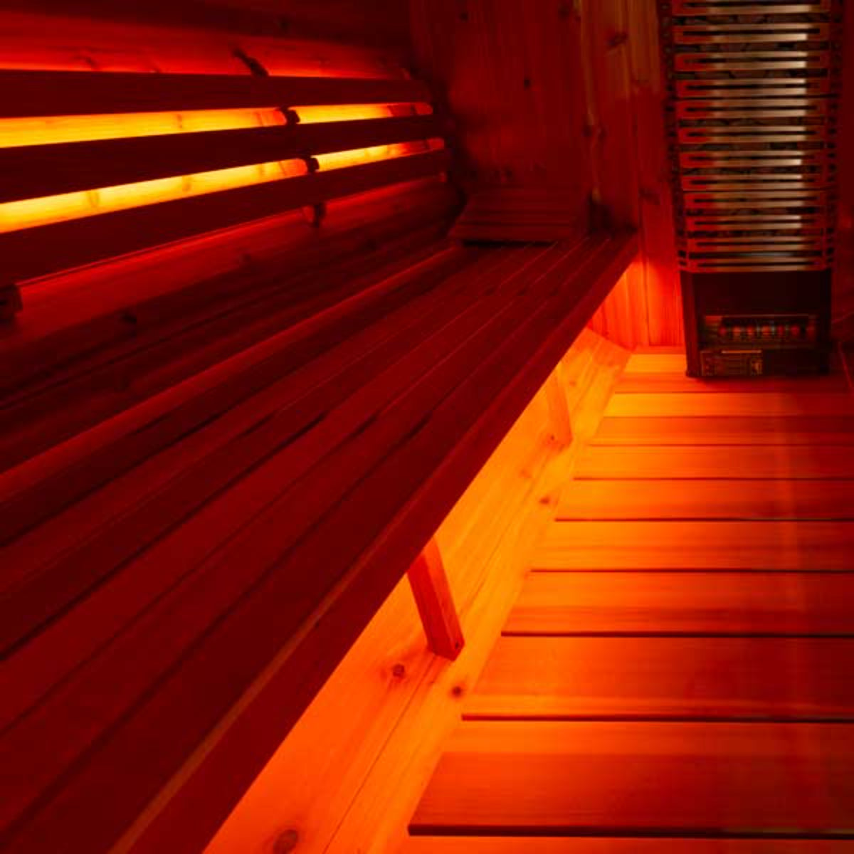 Leisurecraft Saunalumin Single Bench Lighting Set — Pure Saunas