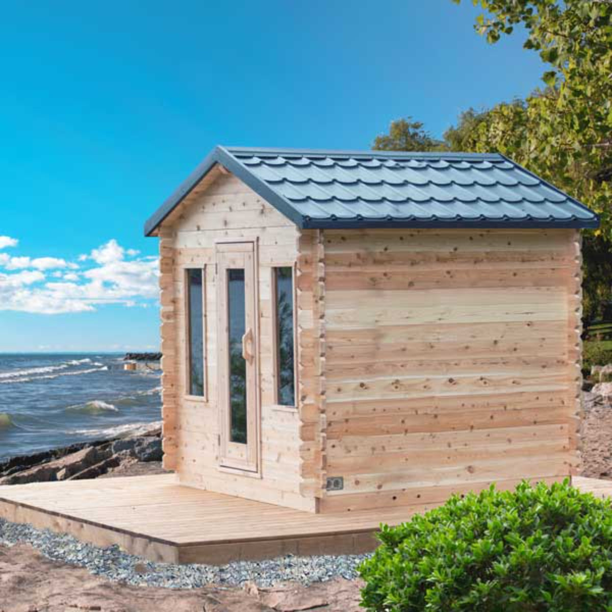 Leisurecraft CT Georgian Cabin Sauna | CTC88E — Pure Saunas