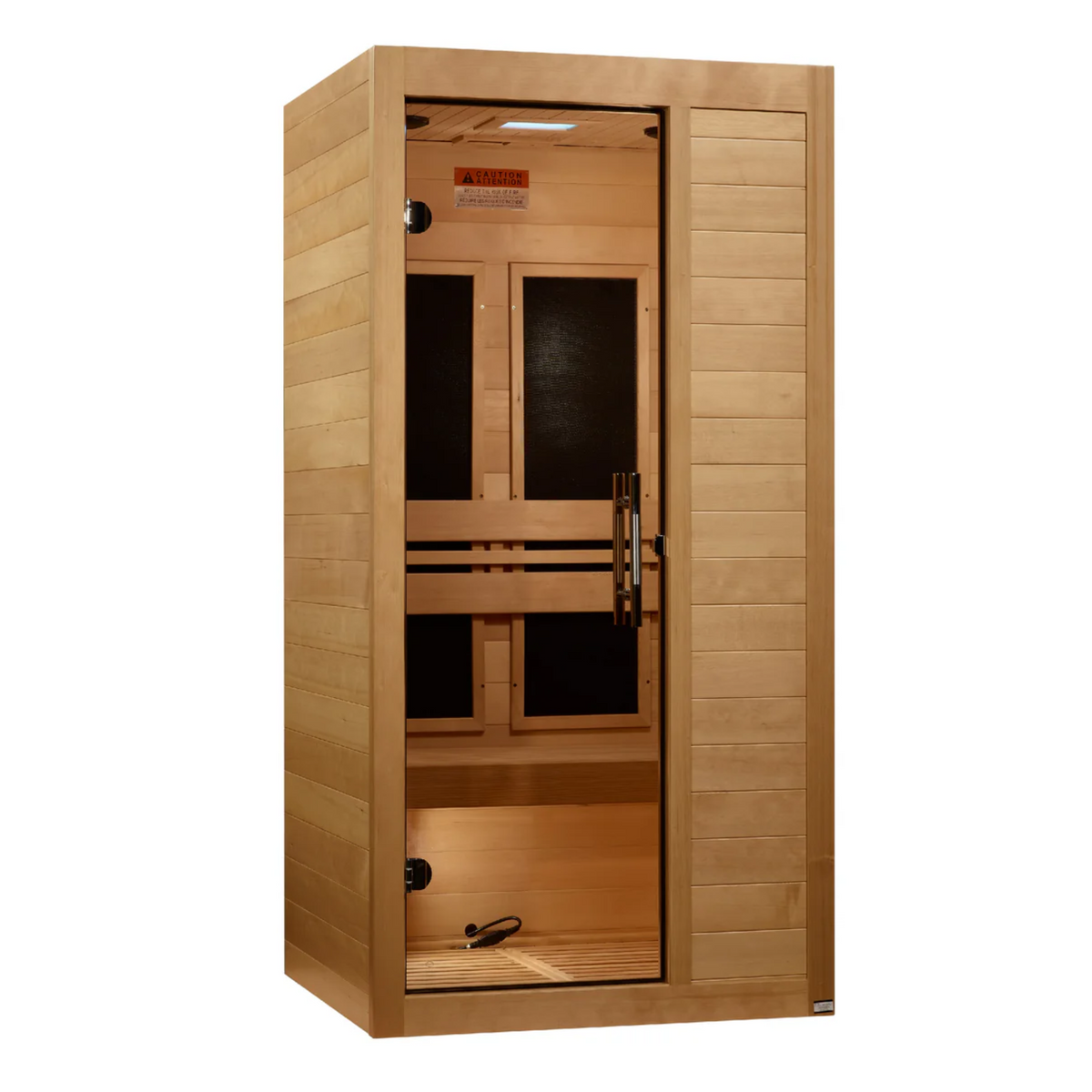 Maxxus S-Line 1-Person Low EMF Far Infrared Sauna | MX-S106-01 — Pure Saunas