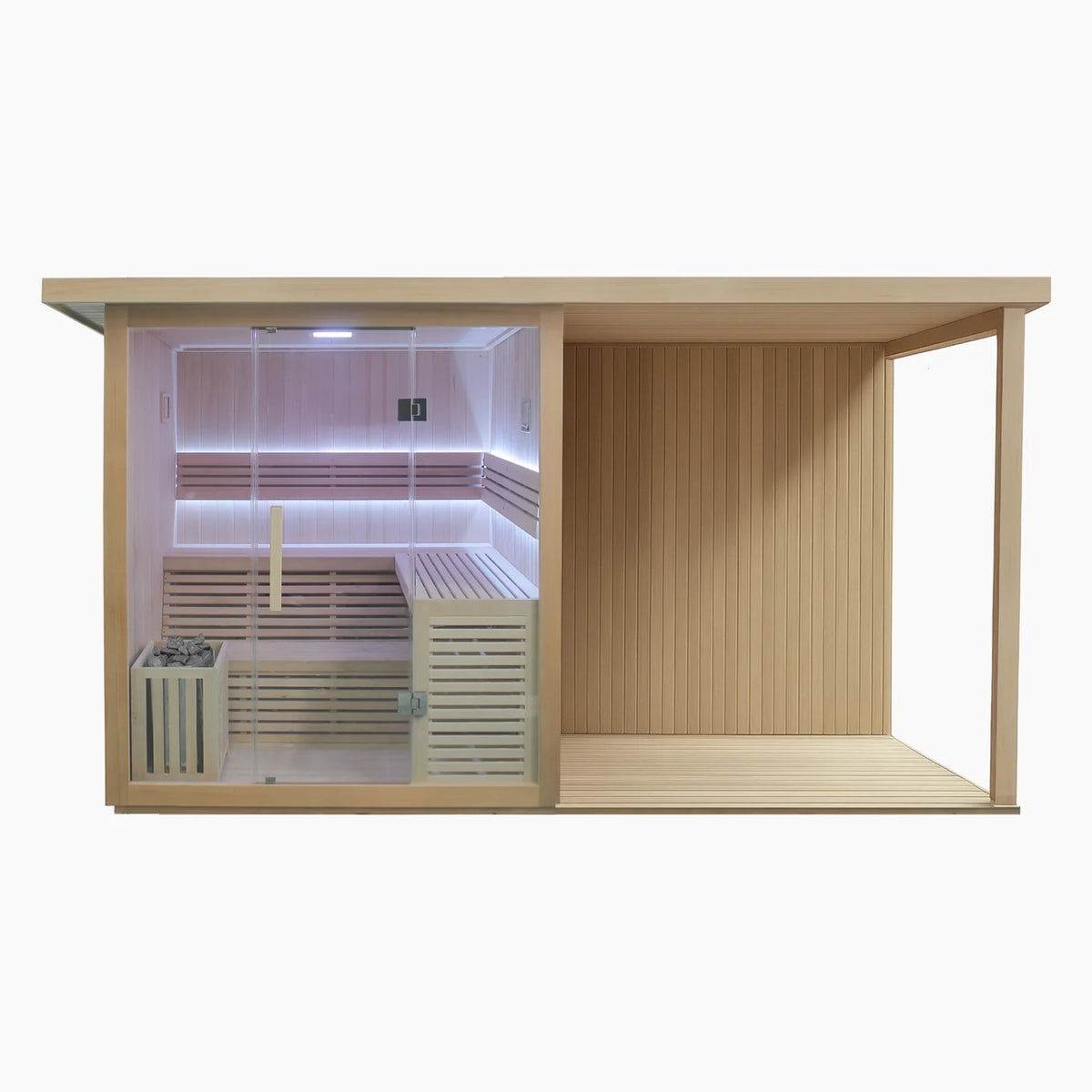 Revive 6-Person Traditional Sauna with Extension Kit — Pure Saunas